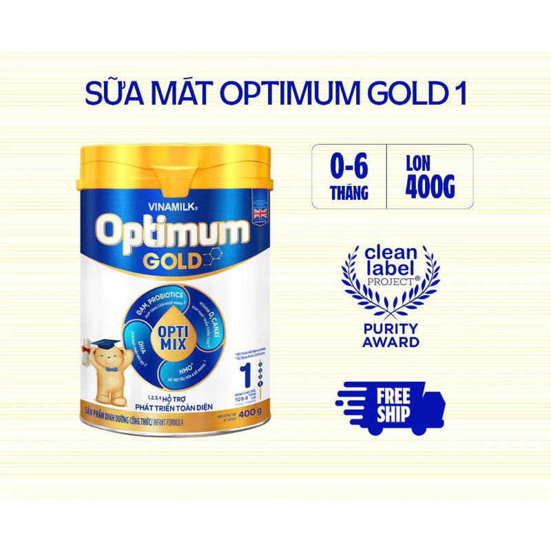 Optimum Gold Powdered Milk No. 1 - Box of 400g | Shopee Malaysia