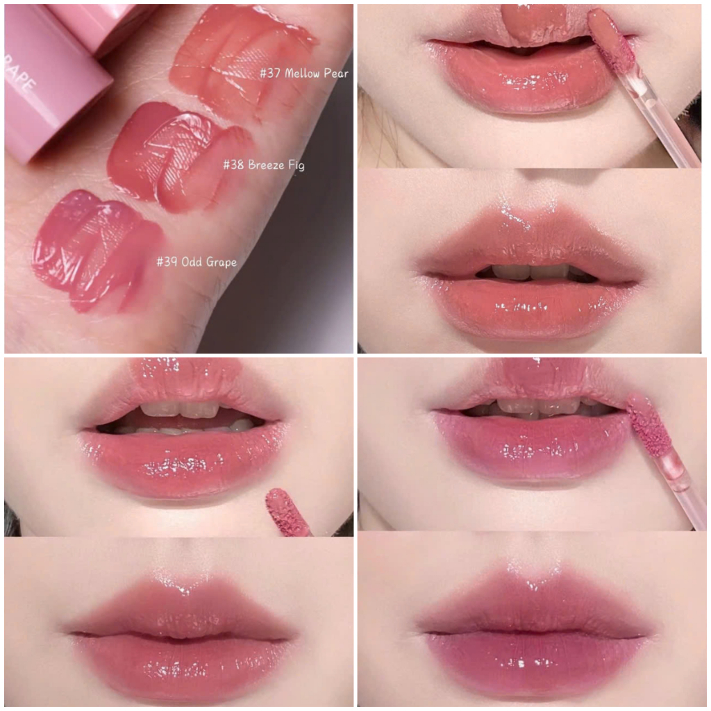 Juicy Lasting Tint Lip Gloss natural MLBB lipstick color effect 37 ...