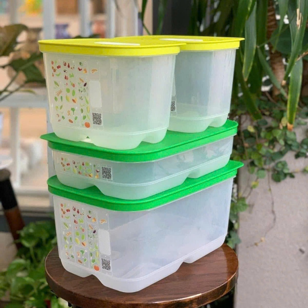 Tupperware cooler storage box SET with Ventsmart breathing button - SET ...