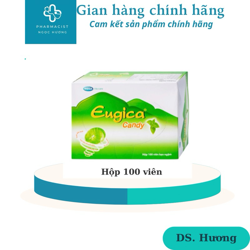 Eugica Candy Herbal Cough Relieving Lozenges Box of 100 Tablets ...
