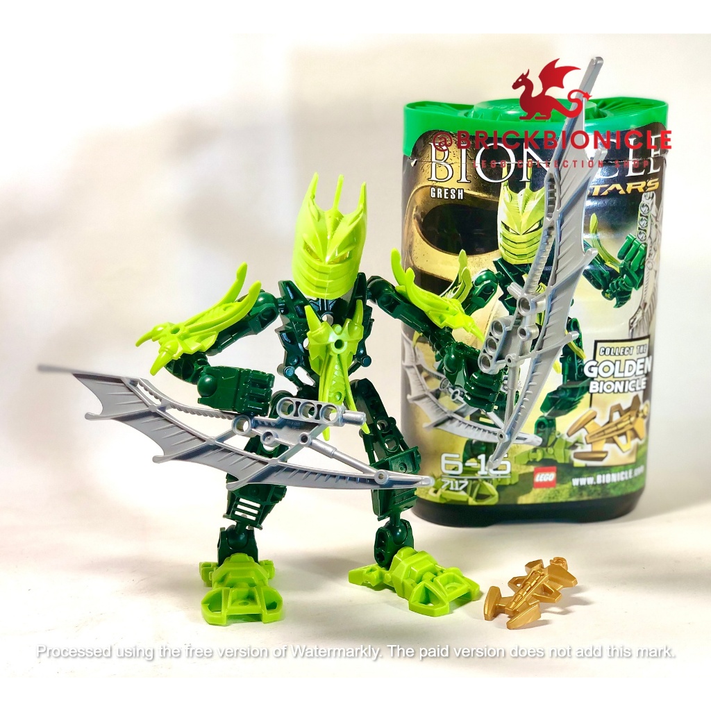 Lego BIONICLE AUTHENTIC - LEGO BIONICLE ASSEMBLY TOY - 7117 Gresh STAR ...