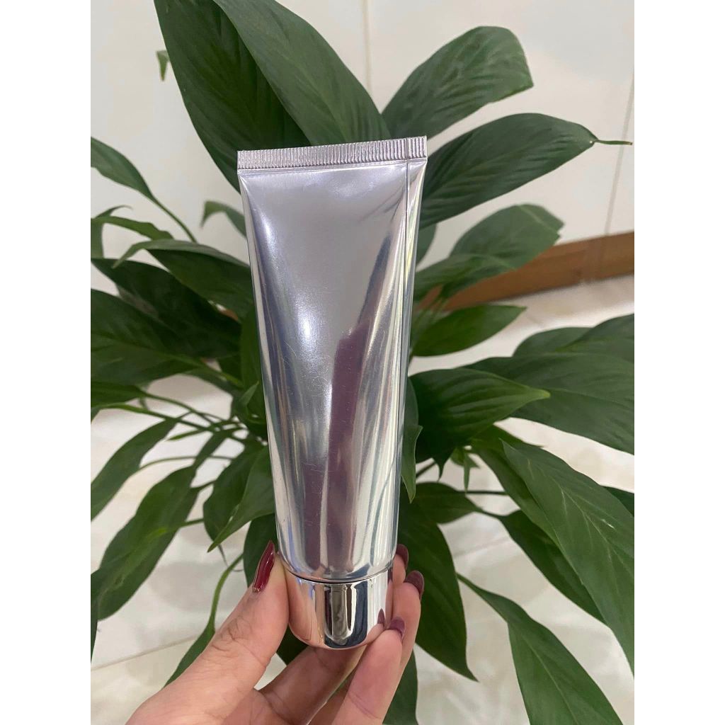 Plastic Cosmetic Tube - Matte Silver Toothpaste, Shampoo, Shower Gel ...