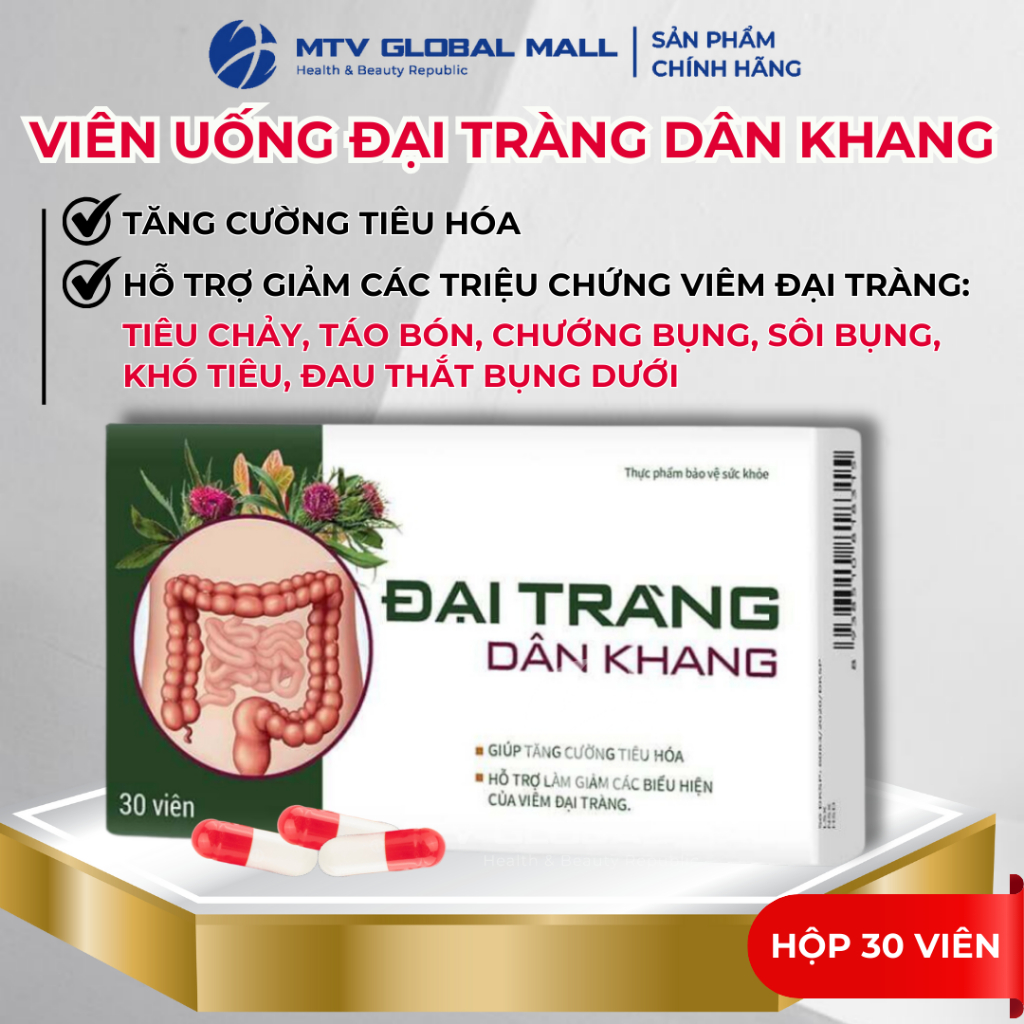 Dan Khang Colon Pills Support Reducing Symptoms of Acute and Chronic ...