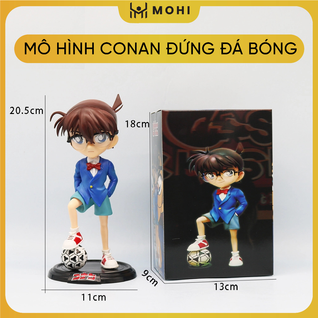 Detective Conan Standing Soccer Model 20.5cm Height - weight 200gram ...