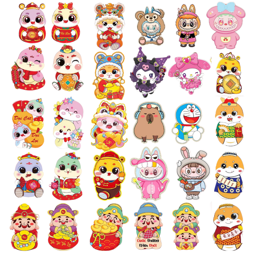 Wholesale 200 & 1000 Chibi Red Envelopes BeautifulCNY Hottrend 2025 ...