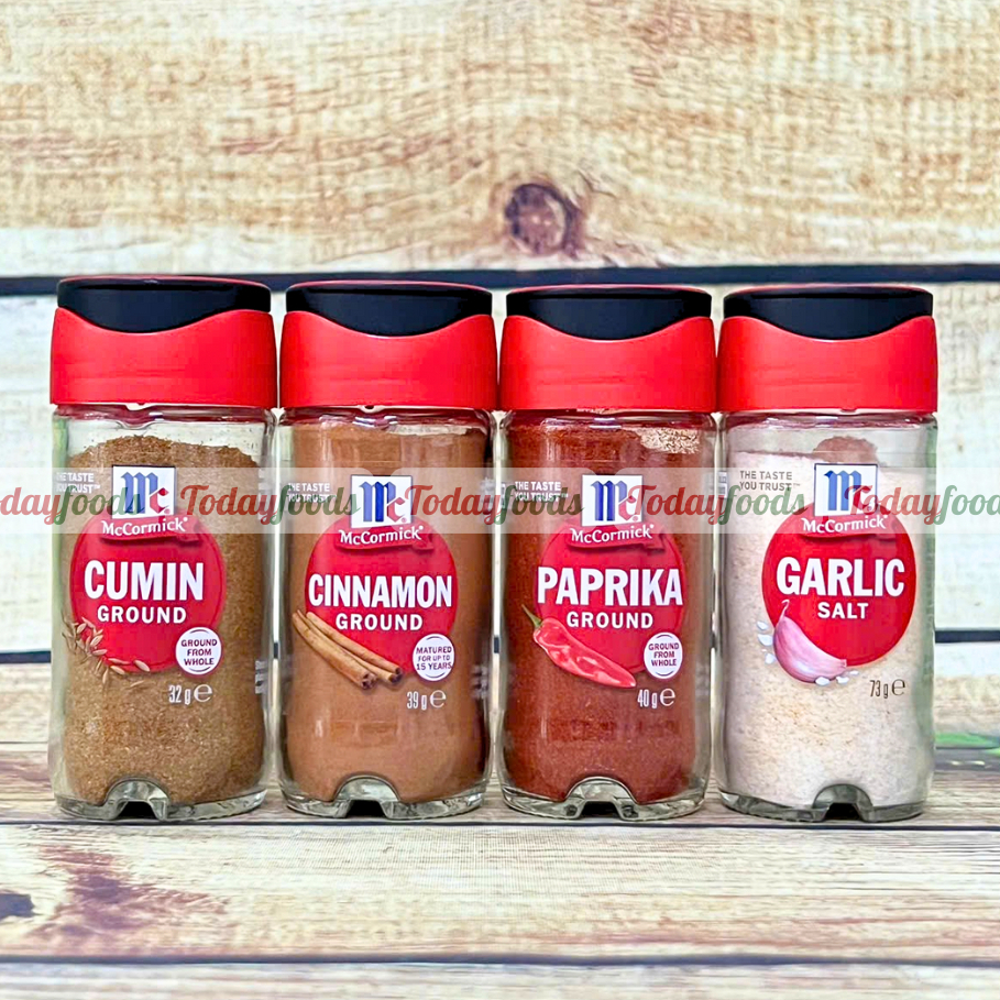 McCormick Spices: Cumin, Cinnamon, Paprika, Oregano, Garlic Salt, Rosemary, Basil | Shopee Malaysia