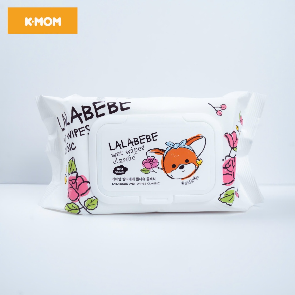 Lalabebe K-Mom Korean premium wet wipes (100c) | Shopee Malaysia