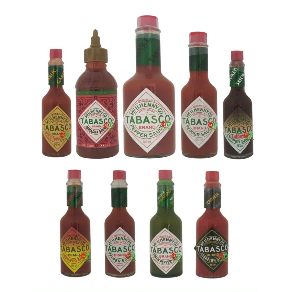 Tabasco chili sauce bottles of all kinds from 60ml to 350ml | Shopee ...
