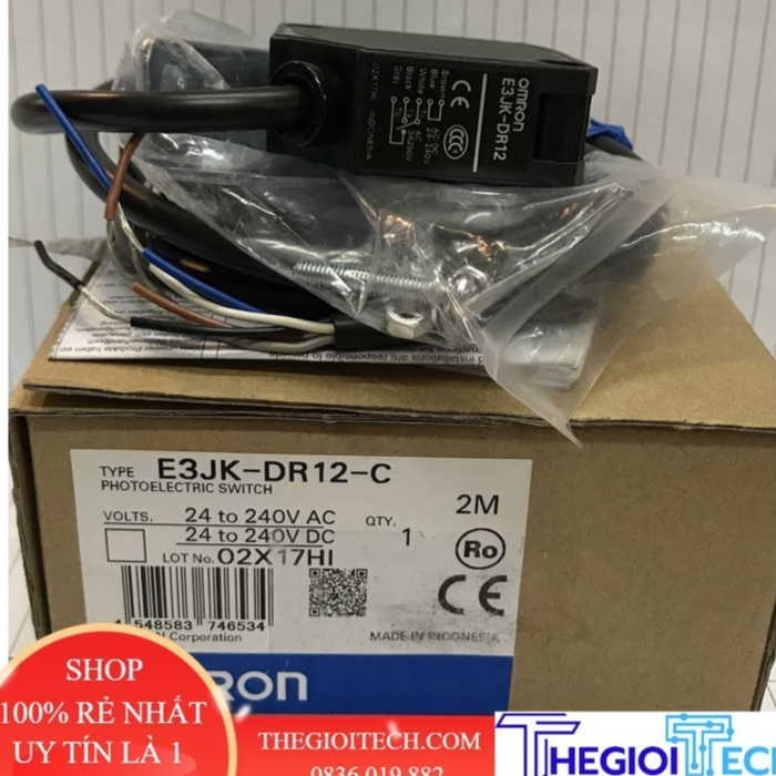 Omron Photoelectric Sensor E3JK-DR12-C 2M E3JK RR11 RR12-C DR11 DR12 TR11 TR12-C DP11 DN11 12 ...