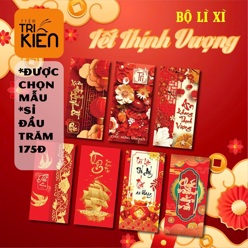 Wholesale Lucky Money 500 Beautiful Traditional Red Packets CNY At Ty ...