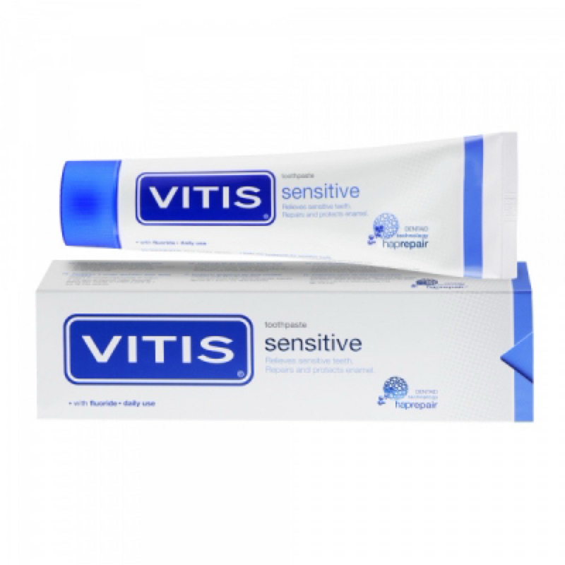 Vitis Sensitive toothpaste to regenerate tooth enamel and prevent ...