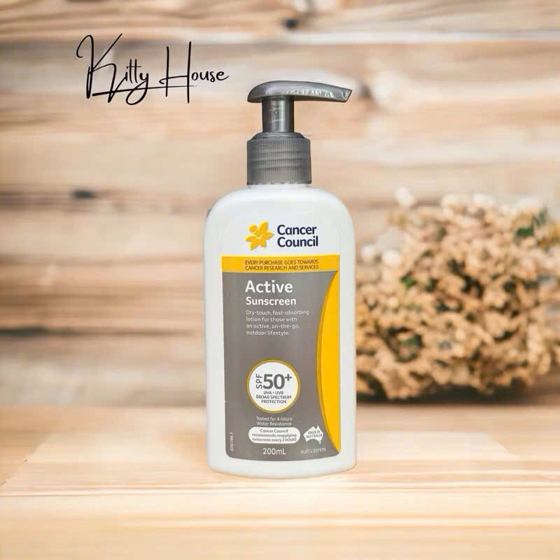 Cancer Council Active SPF 50+/PA ++++ 200ml | Shopee Malaysia