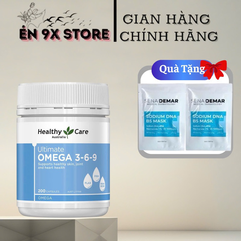 Healthy Care Australia's Omega 369 200 Tablets (new model) | Shopee ...