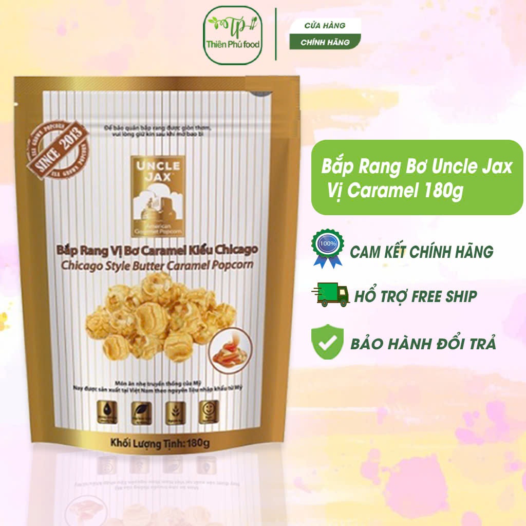 (Large Pack) Uncle Jax Caramel Flavor Popcorn 180g | Shopee Malaysia