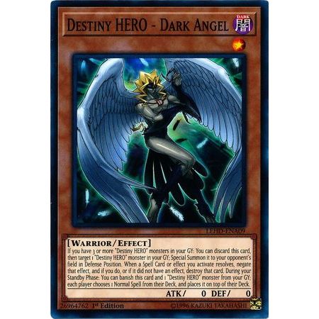 Yugioh Cards - TCG - Destiny HERO - Dark Angel - LEHD-ENA09 - Common ...