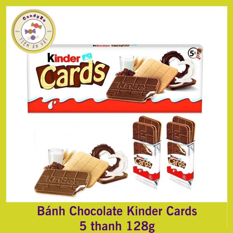 Kinder Cards Chocolate Cake 5 bars 128g | Shopee Malaysia