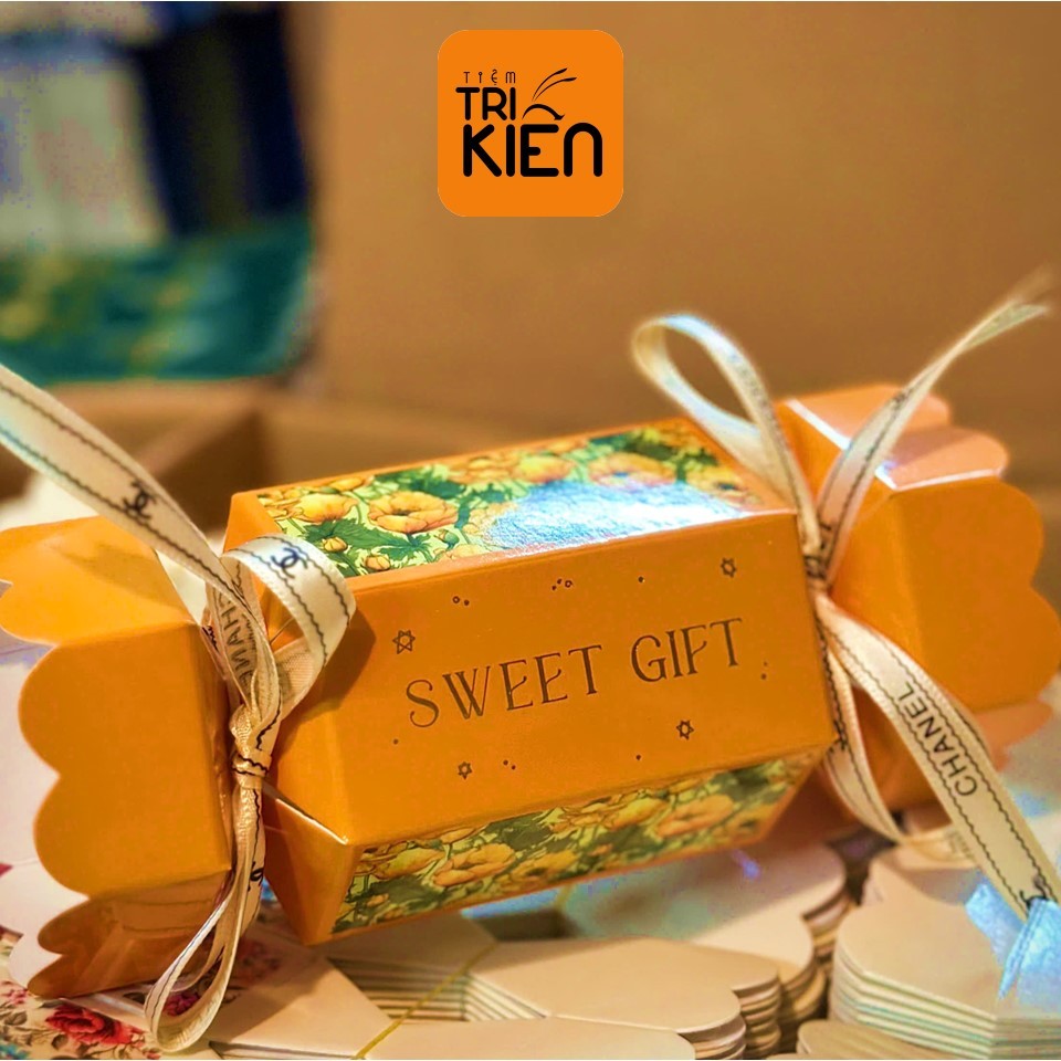 Lovely Bow Candy Box Wedding Gift Box Decorative Gift Basket CNY Candy ...