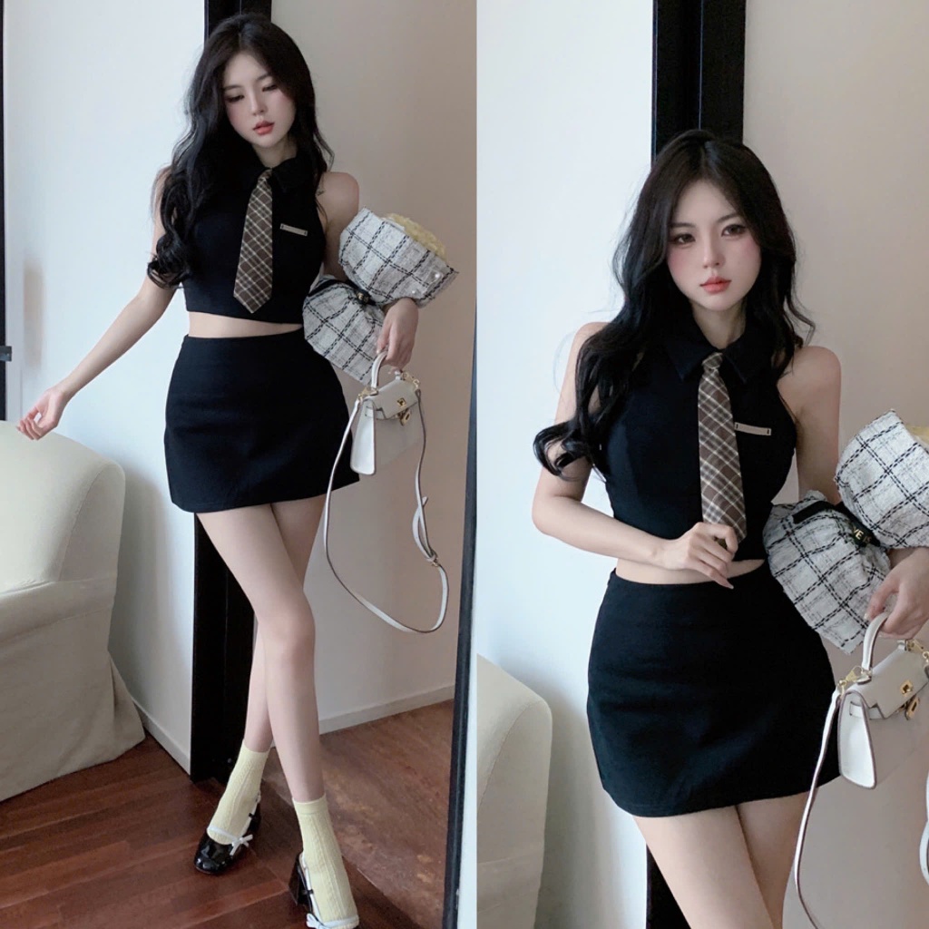 Body-hugging A-Line Elastic Short Skirt, Skirt with High Waist Pants ...
