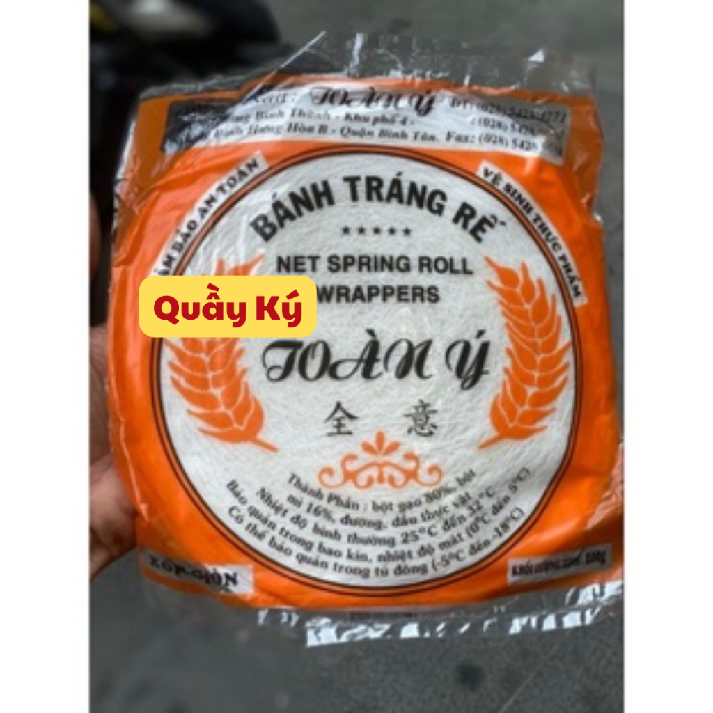 Toan Y rice paper rolls with spring rolls, thick rice paper rolls ...