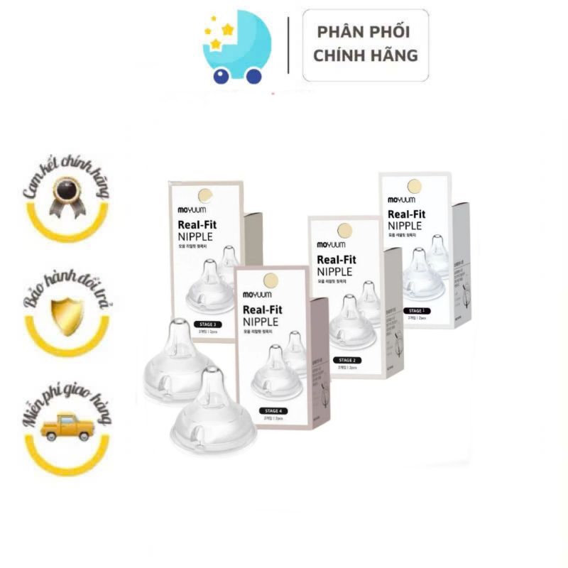 Moyuum milk bottle nipples, all sizes 1/2/3/4, genuine Korean standard, sold separately | Shopee ...