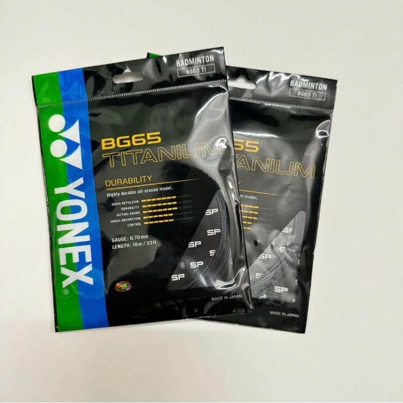 Genuine Yonex BG 65 TITANIUM badminton racket | Shopee Malaysia