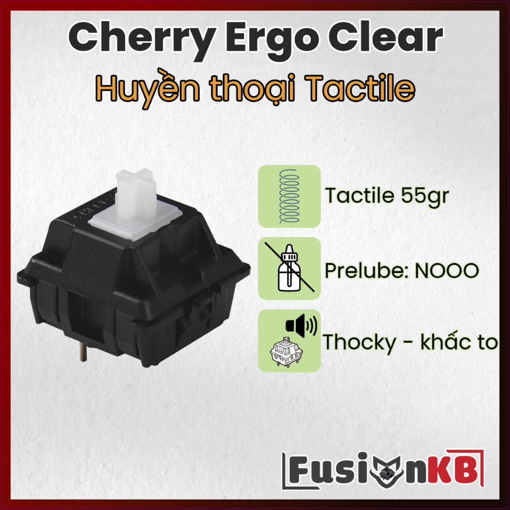 Ergo Clear | Cherry Ergo | Cherry Ergo Clear switch | Ergo Clear switch ...
