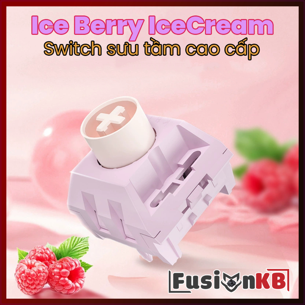 Ice Berry IceCream Switch | Kailh Box switch | Linear Switch ...