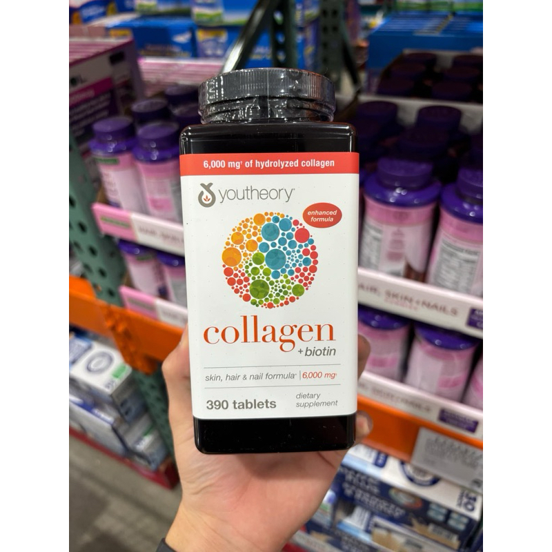 Youtheory Collagen skin beauty pills from America - 390 pills | Shopee ...