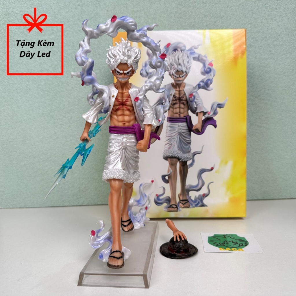 Onepiece Luffy Gear 5 super sharp model 25cm with 2 replacement arms ...