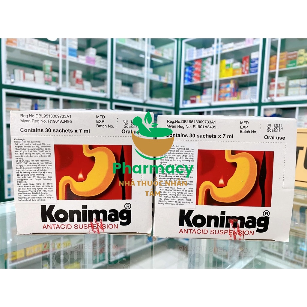 KONIMAG Gel for People with Stomach Inflammation and Indigestion (30 ...