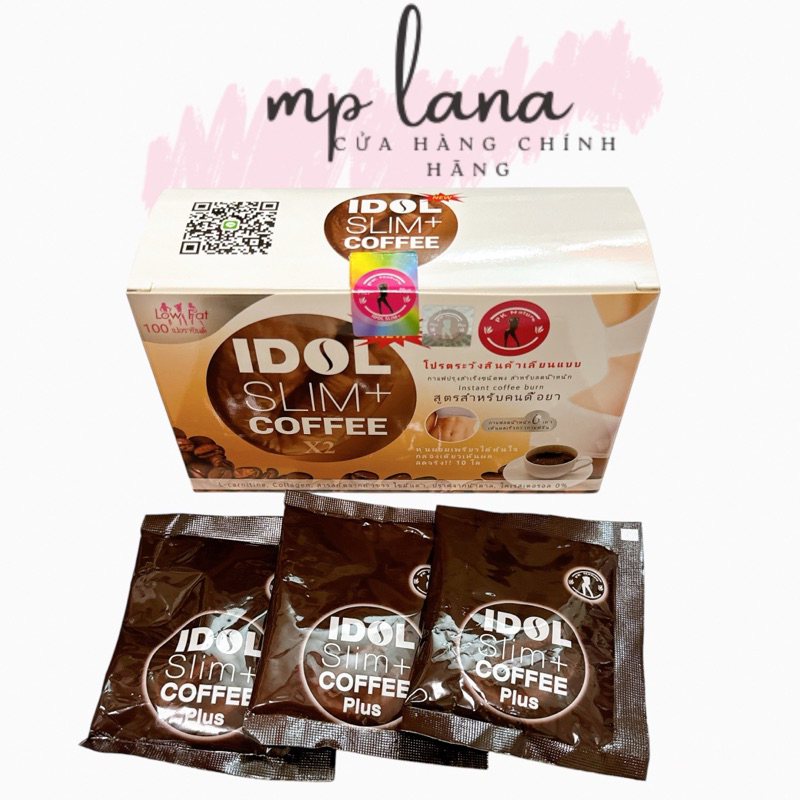 (Box Of 10 packs) idol slim+coffee coffee x 2 Thailand (genuine brown ...