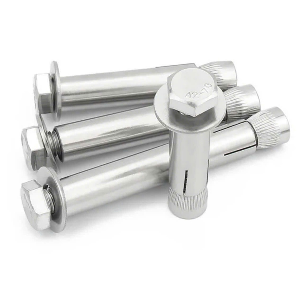 304 stainless steel hexagonal head expansion bolt (screw head expansion ...