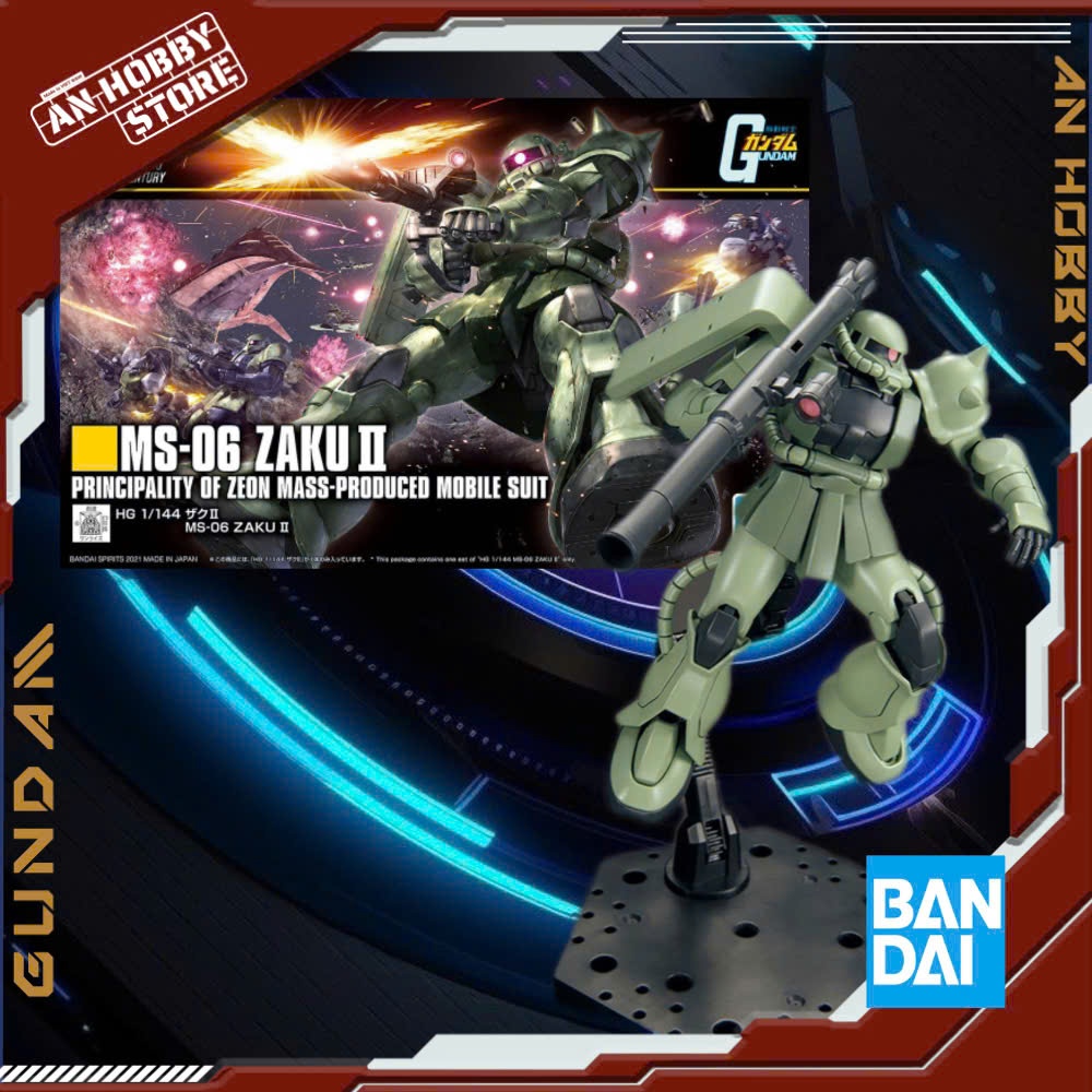 BANDAI Assembly Model HG 1/144 MS-06 ZAKU II | Shopee Malaysia