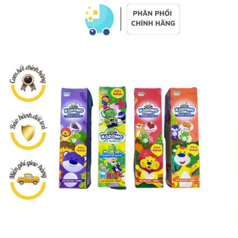 Toothpaste for babies, Japanese kodomo brand, swallowable, 45g box, baby loves fruit flavor ...