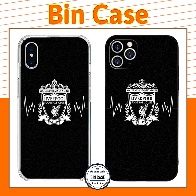 Liverpool Logo Case ECG Series Black and White iphone 16 15 14 13 12 11 ...