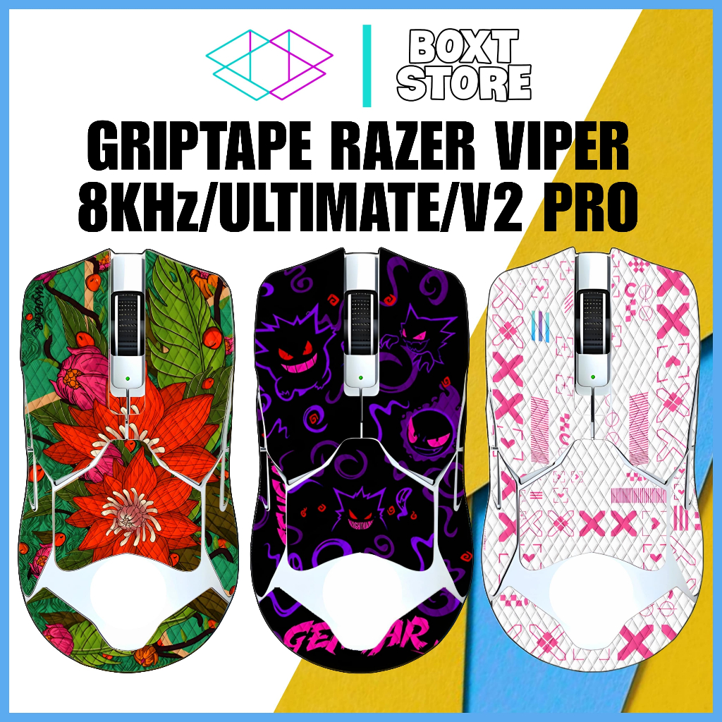 Razer Viper Ultimate/V2 Pro/8KHz 3M Anti-Slip Grip Tape - Skin Gaming ...