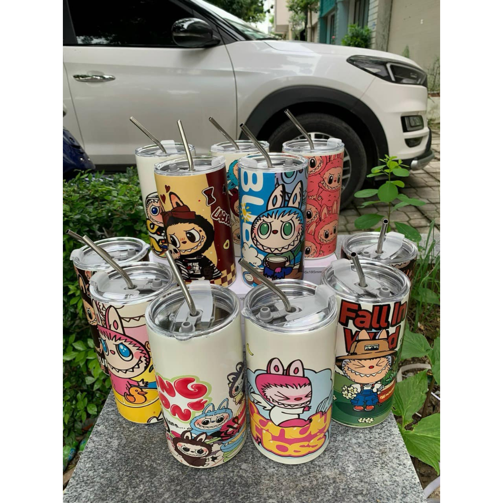 Cute thermos cup shaped like Labubu, cute thermos cup shaped like ...