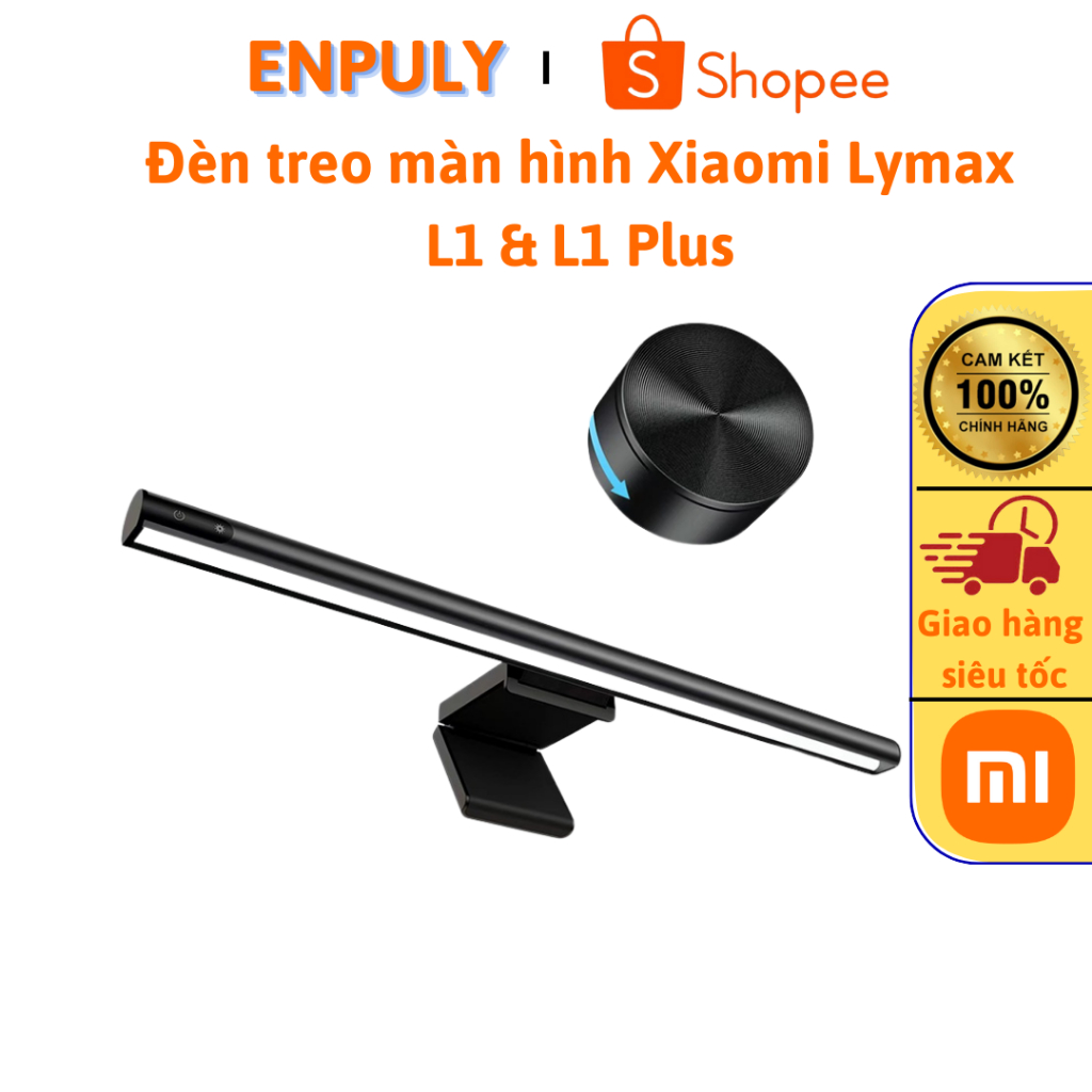 Xiaomi Youpin LED light bar mounted on Xiaomi Ecochain Lymax L1, L1 Plus wireless computer ...