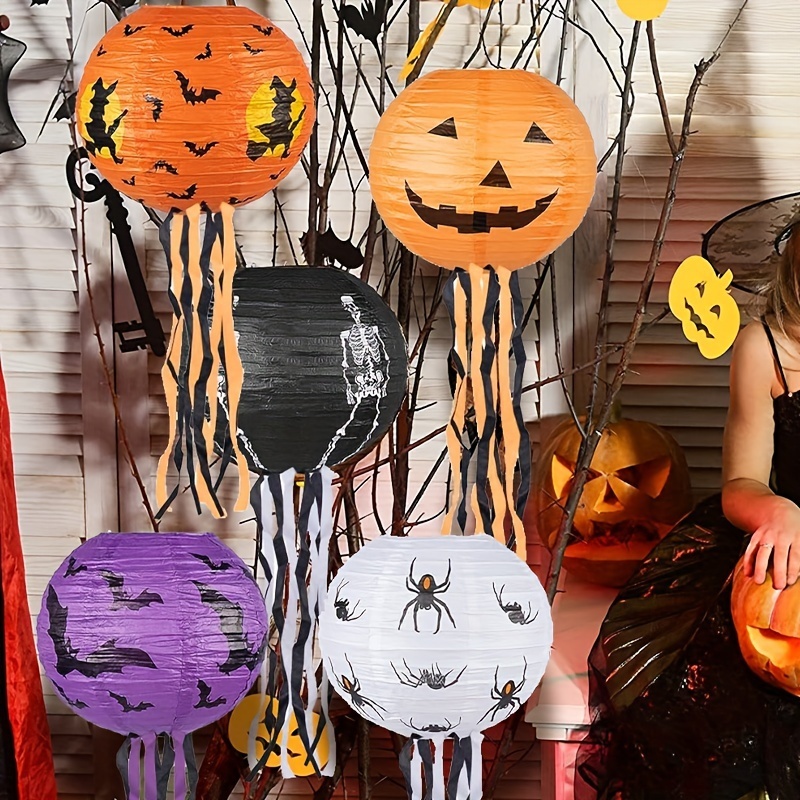 Halloween paper lanterns for ghost festival decoration with many shapes ...