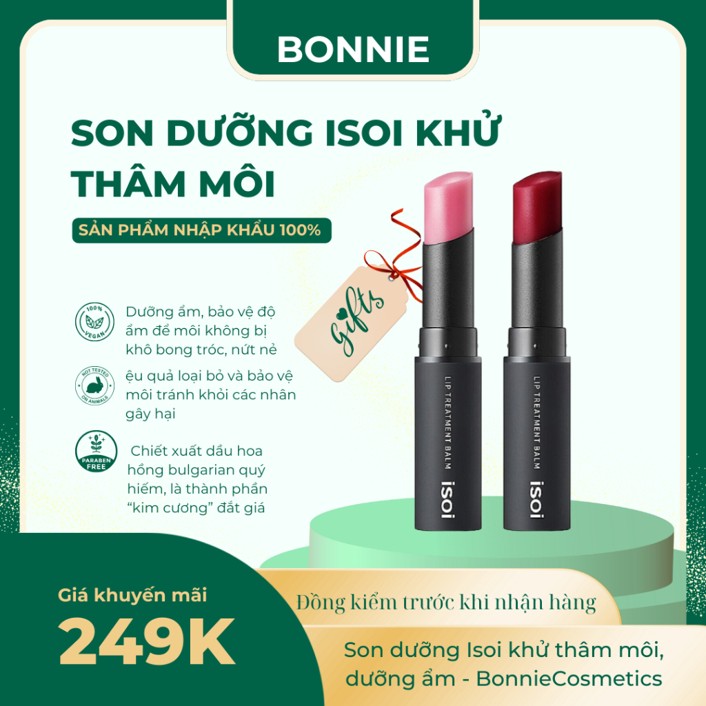 ( Isoi ) Bulgarian Rose Lip Treatment Balm 5g | Shopee Malaysia