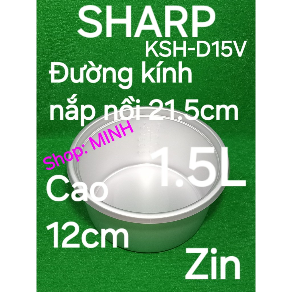 Sharp Thai rice cooker KSH-D15V 1.5L original to the machine - pot ...