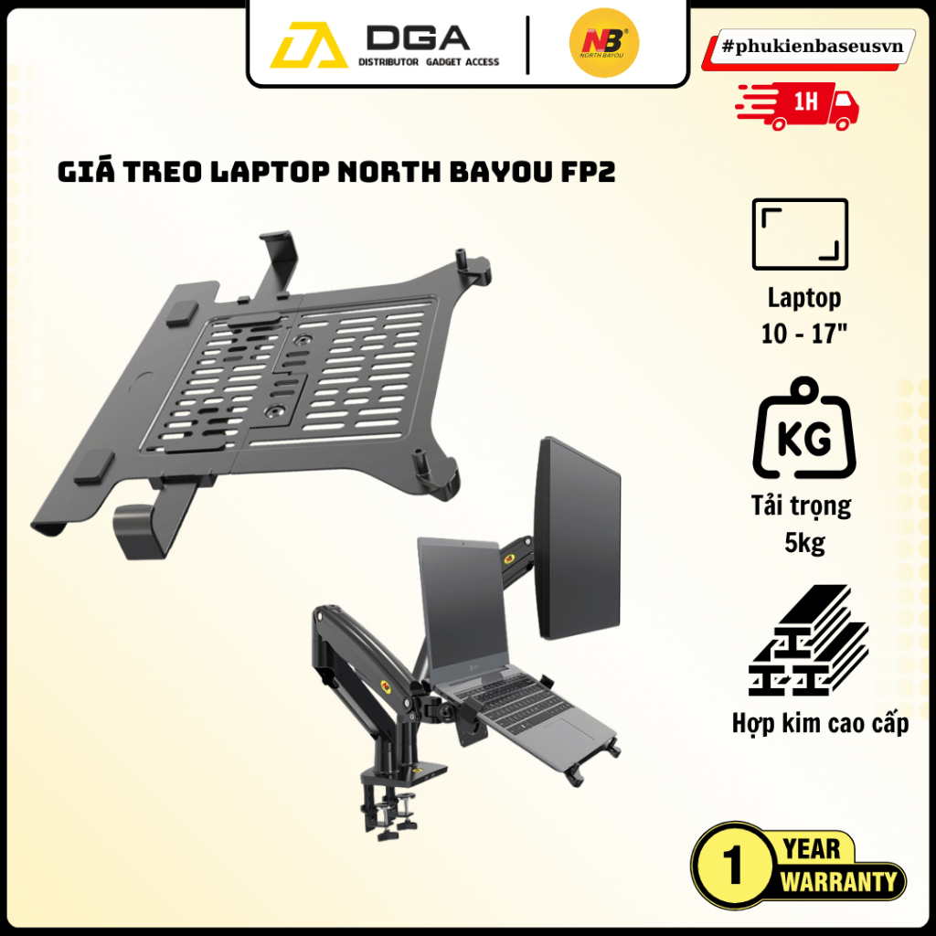 North Bayou FP2 laptop mount integrated into ARM | Shopee Malaysia