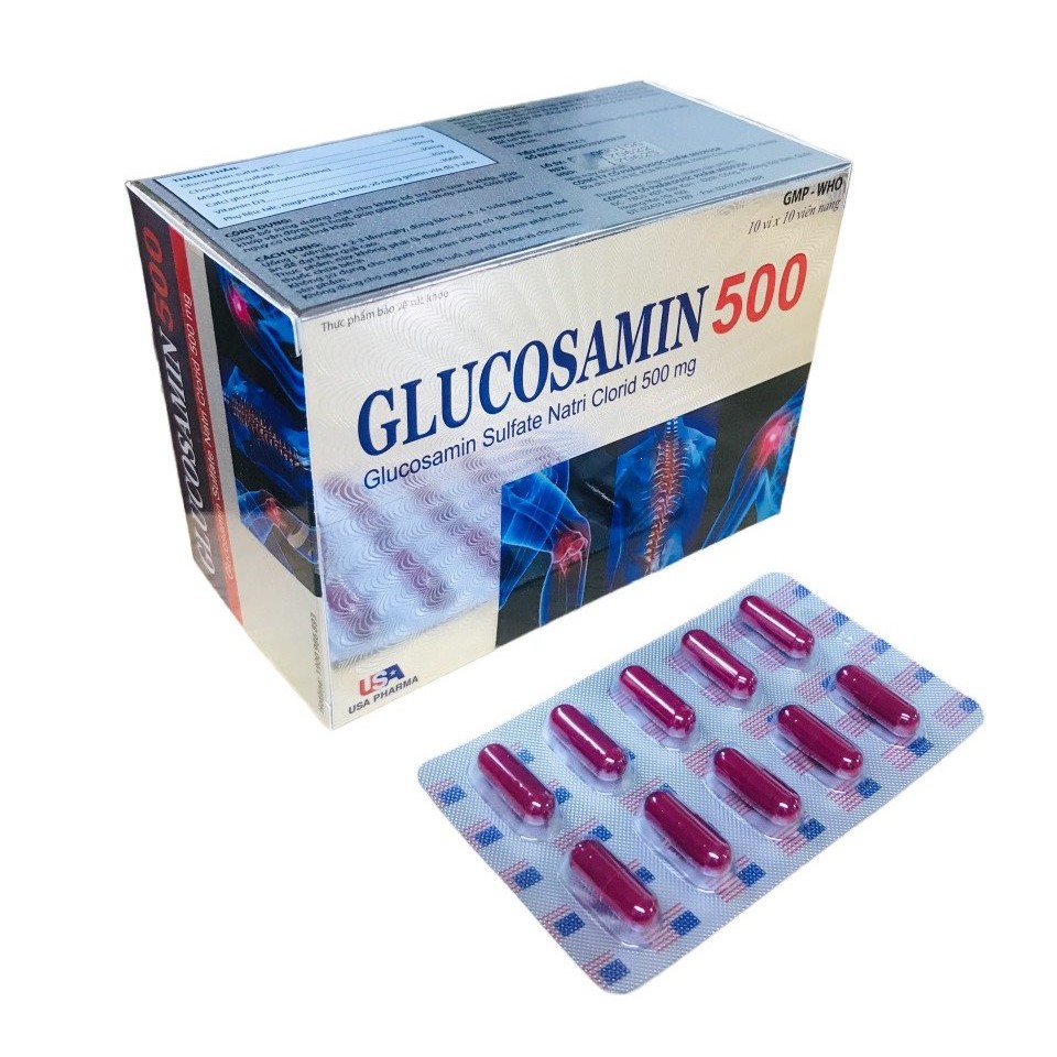 Glucosamin 500mg Helps strengthen bones and joints, prevent ...