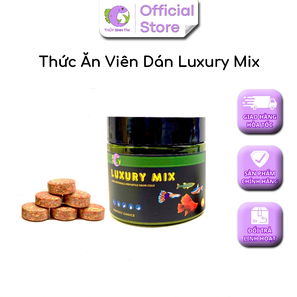 Luxury Mix Paste Food for Aquarium Fish (New Version 2 IN 1) | Shopee ...