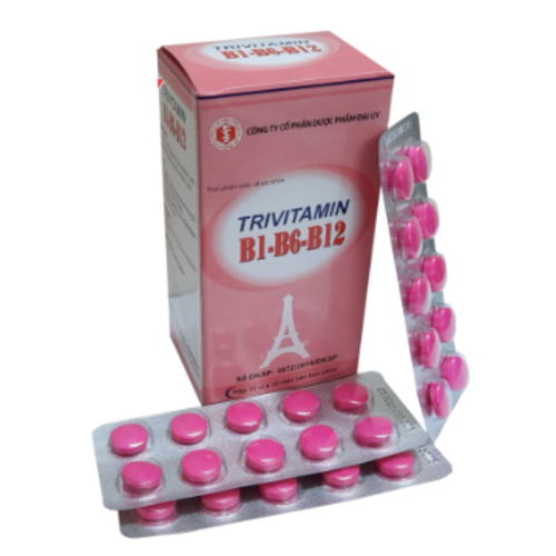 Trivitamin B1-B6- B12 supplements vitamins for the body, improves ...