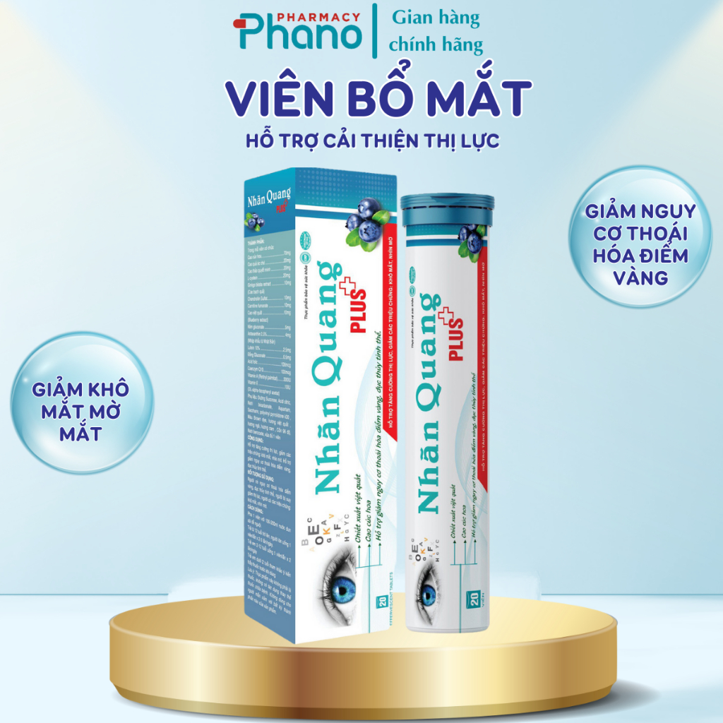 Optical Eye Supplement Plus Effervescent Tablets Enhance Eye Vision and ...