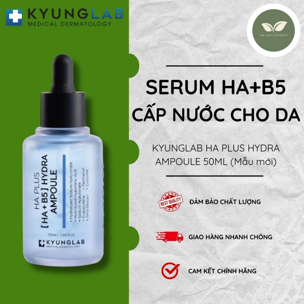 Skin hydrating Serum - KYUNGLAB [HA+B5] HA Plus Hydra Ampoule 50ml | Shopee Malaysia