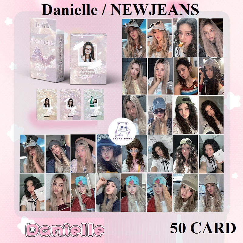 (available) Danielle / NewJeans | Box of 50 laser cards with rounded ...