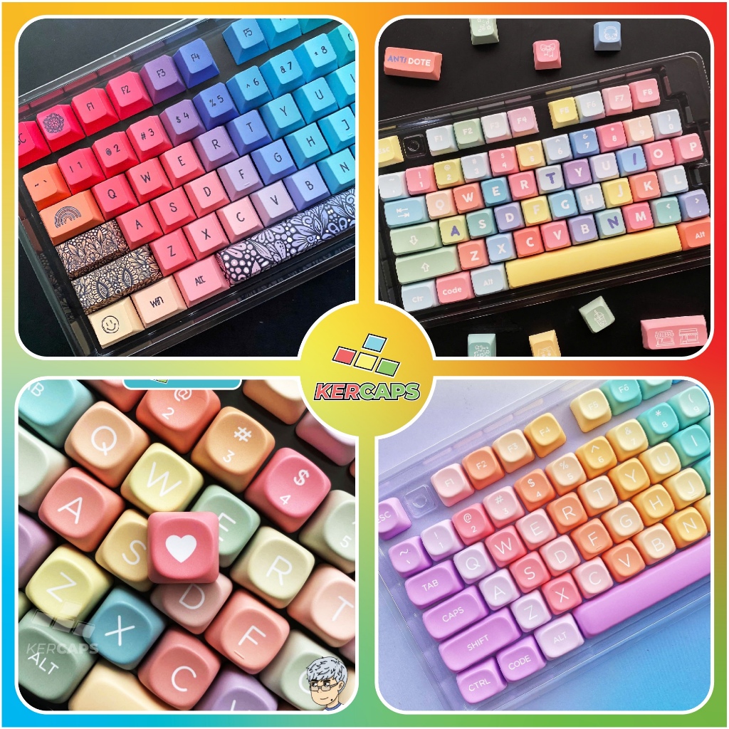 |Keycap Keycap| Compilation of Rainbow, PBT, MOA keycaps for Rainy75 ...