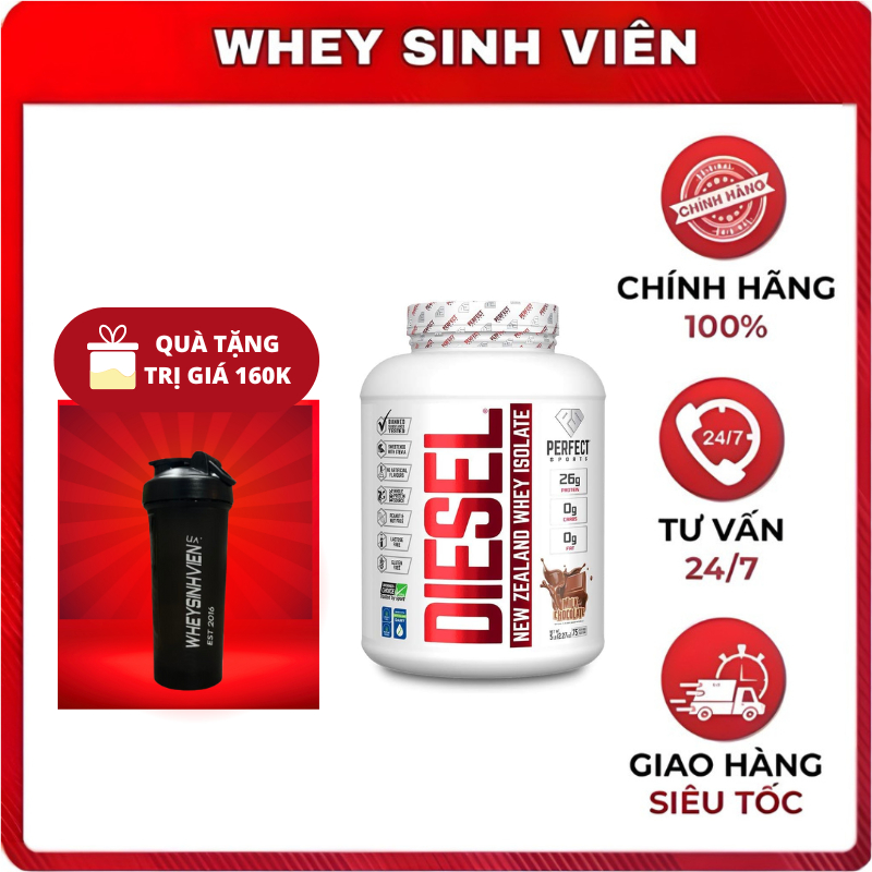 (2lbs-5LBS) Diesel NEW ZEALAND WHEY PROTEIN ISOLATE 5LBS PERFECT SPORTS ...